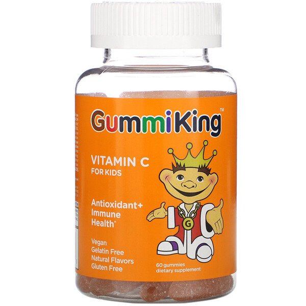 לקנות GummiKing, ויטמין C לילדים, 60 סוכריות, הזמנה מאייהרב - iHerb ...