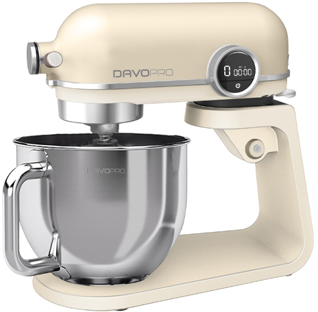 לקנות מיקסר מקצועי עם טיימר DAVO MIX 5260 – צבע שמנת - Giftim אונליין