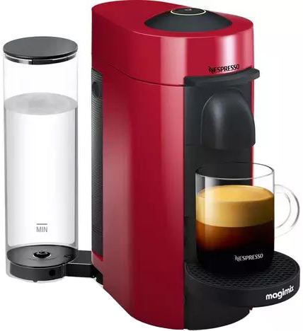 לקנות מכונת קפה Magimix Nespresso Vertuo Plus M600 - צבע אדום - Giftim ...