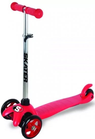 לקנות קורקינט 3 גלגלים מתכוונן Skater Basic Scooter - צבע אדום - Giftim ...