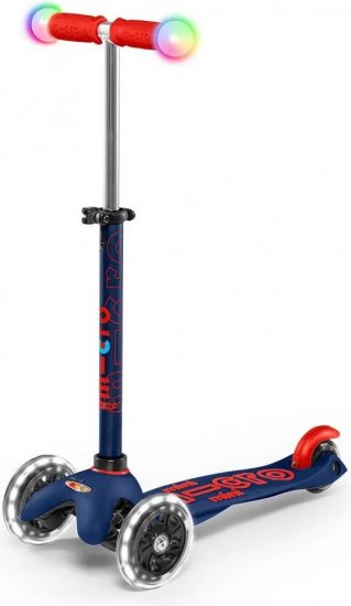 לקנות קורקינט 3 גלגלים עם אורות לד בגלגלים ובכידון micro Mini Deluxe ...