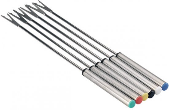 לקנות סט 6 מזלגות פונדו מבית Lacor - Giftim אונליין