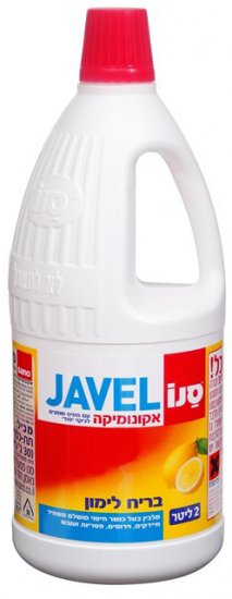 לקנות אקונומיקה לניקוי וחיטוי סנו Javel בניחוח לימון - נפח 2 ליטר ...