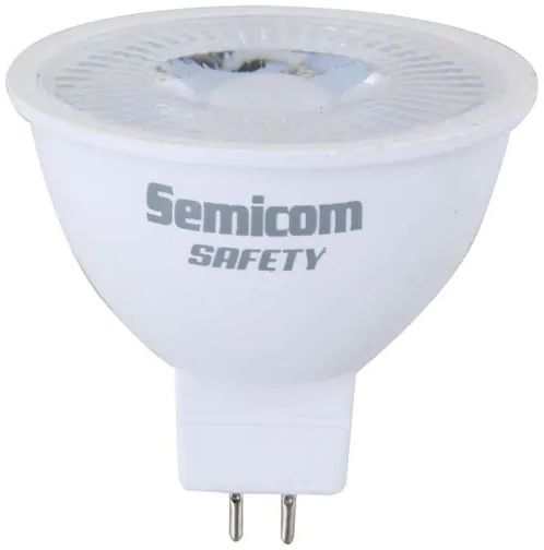 לקנות נורת LED CW לבן דקרויקה Semicom 7W 230V GU5.3 LED Bulb גוון אור ...