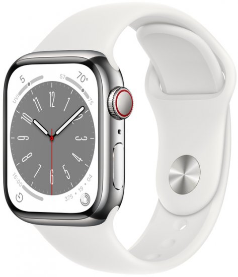 לקנות שעון חכם Apple Watch 41mm Series 8 GPS + Cellular צבע שעון Silver ...