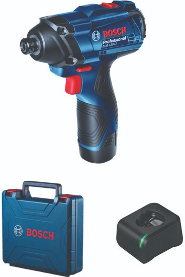 לקנות מברגת אימפקט נטענת + סוללה 2Ah + מזוודה Bosch GDR 120 LI 12V ...