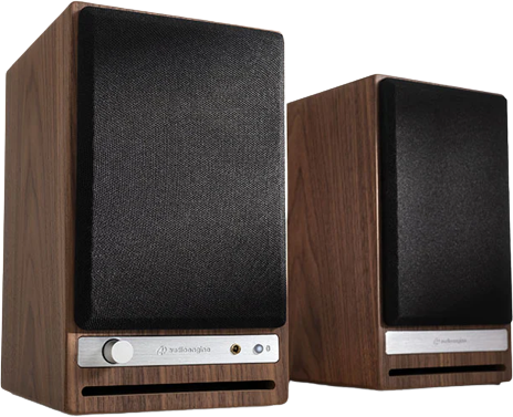 לקנות רמקולים מוגברים אלחוטיים Audioengine HD4 - צבע עץ כהה - Giftim ...