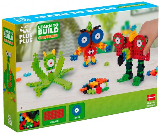 לקנות ללמוד לבנות Plus Plus - יצורים - Giftim אונליין