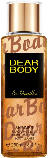 לקנות מבשם גוף 250 מ''ל Dear Body Shimmer La Vanilla - Giftim אונליין