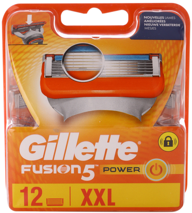 לקנות סכיני גילוח רב פעמיים Gillette Fusion5 Power לגברים חמישה להבים ...
