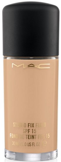 לקנות מייק אפ נוזלי ועמיד MAC Studio Fix SPF15 בגוון C3.5 - נפח 30 מ''ל ...