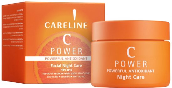 לקנות קרם פנים C POWER קרם לילה Careline - בנפח 50 מ''ל - Giftim אונליין