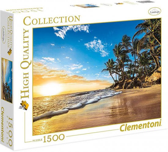 לקנות פאזל 1500 חלקים מבית Clementoni - זריחה טרופית - Giftim אונליין