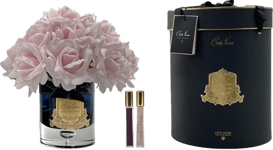 לקנות מפיץ ריח 12 ורדים Cote Noire French Pink - זהב שחור - Giftim אונליין