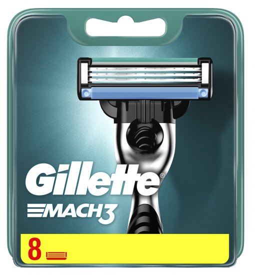 לקנות סכיני גילוח רב פעמיים Gillette Mach 3 לגברים שלוש להבים - סך הכל ...