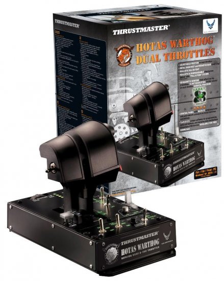 לקנות בקר טיסה Thrustmaster Hotas Warthog C.Panel With Dual Throttles ...