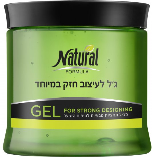 לקנות ג'ל לשיער לעיצוב חזק במיוחד Natural Formula - נפח 500 מ''ל ...