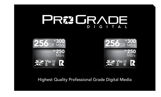 לקנות זוג כרטיסי זכרון ProGrade Digital SDXC UHS-II V90 256GB - Giftim ...