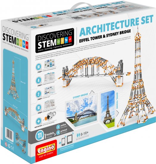 לקנות סט הרכבה Engino Discovering STEM - ארכיטקטורה - Giftim אונליין