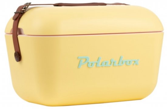 לקנות צידנית מעוצבת עם רצועת עור 20 ליטר Polarbox - Classic - צבע צהוב ...