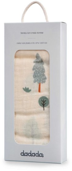 לקנות שמיכת טטרה בגודל 120x120 ס”מ מבית Dadada - יער - Giftim אונליין