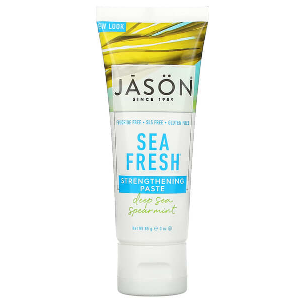 לקנות Jason Natural‏, Sea Fresh, משחת שיניים מחזקת, טעם מנטה ממעמקי הים ...