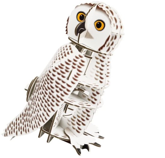 לקנות בנו בעצמכם: ינשוף שלג Paper Engine Mini Build - Giftim אונליין