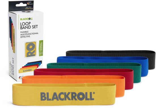 לקנות סט 6 גומיות התנגדות דגם Loop Band מבית BLACKROLL - כל הצבעים - כל ...