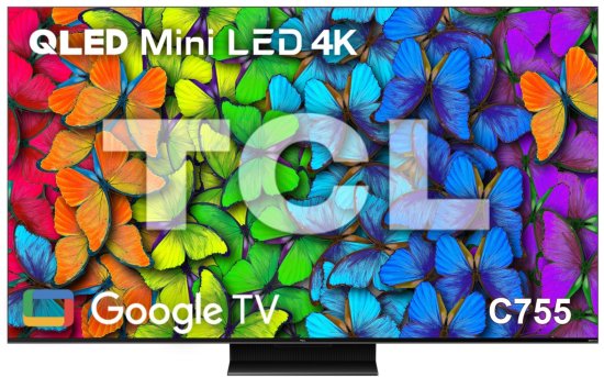 לקנות טלוויזיה חכמה TCL 85'' 4K UHD QLED Mini LED Google TV 85C755 עם ...
