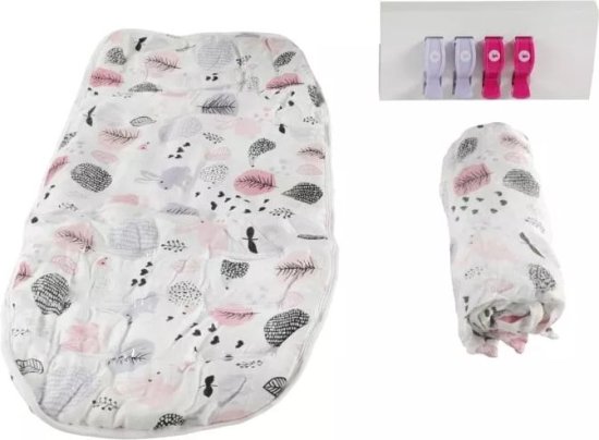 לקנות סט במבוק לעגלת תינוק מבית Baby Tech - צבע ורוד - Giftim אונליין