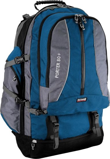 לקנות תרמיל גב ניתק 80 ליטר דגם Porter Plus מבית Outdoor - צבע אפור ...