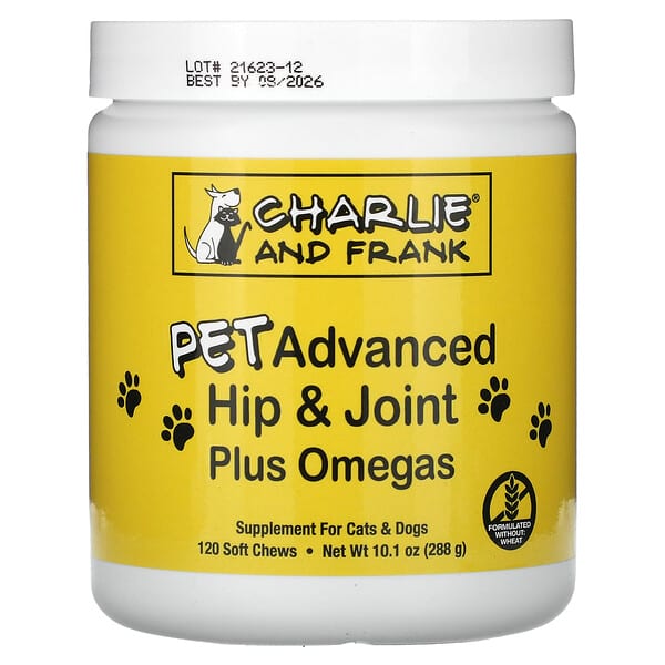 לקנות Charlie and Frank‏, PET Advanced, תוסף לשמירה על בריאות המפרקים ...