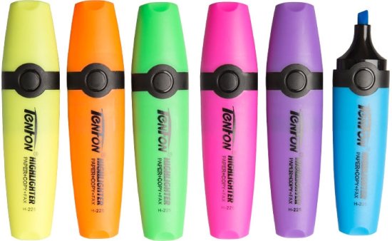 לקנות חבילת מרקרים 6 צבעים מבית Tenfon - Giftim אונליין