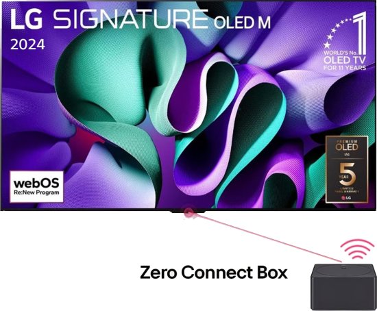 לקנות מסך טלוויזיה אלחוטית LG OLED evo SIGNATURE M4 - בגודל 77 אינץ ...